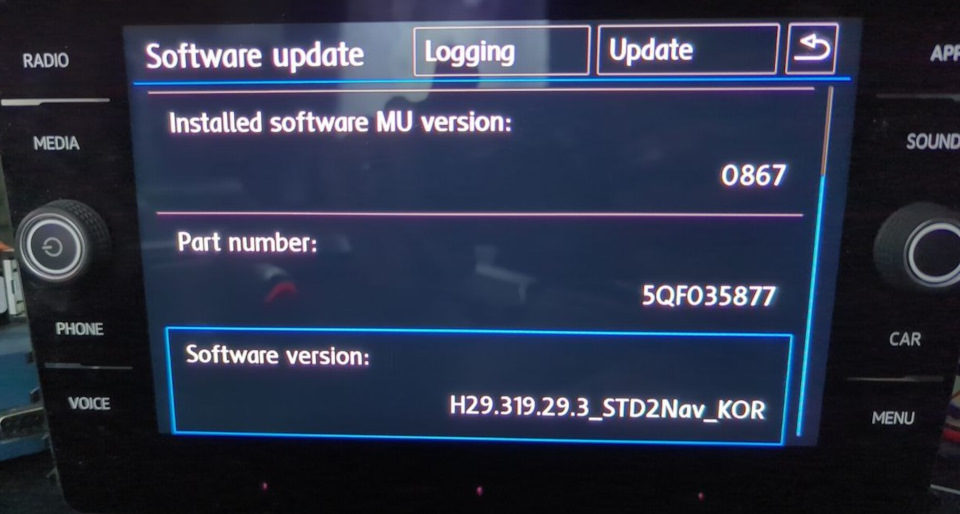 Конвертация корейского MIB2 STD вариант 17266 в европейца без обращения к "проффесионалам" — DRIVE2