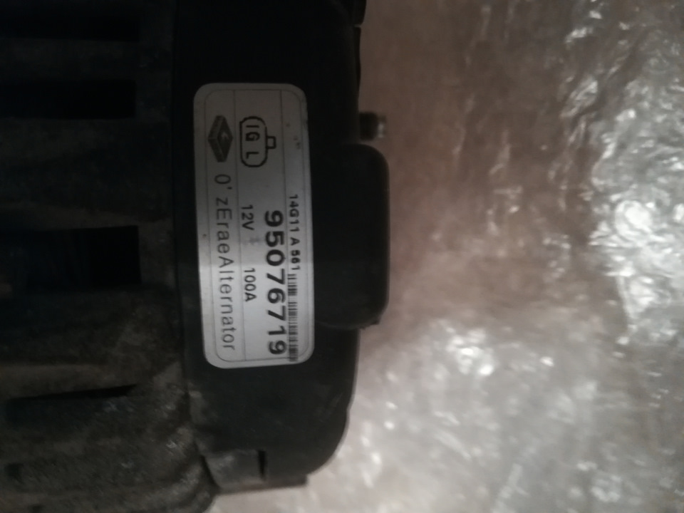 95076719 Генератор Gentra 13- 1.5 16V GM | Запчасти на DRIVE2