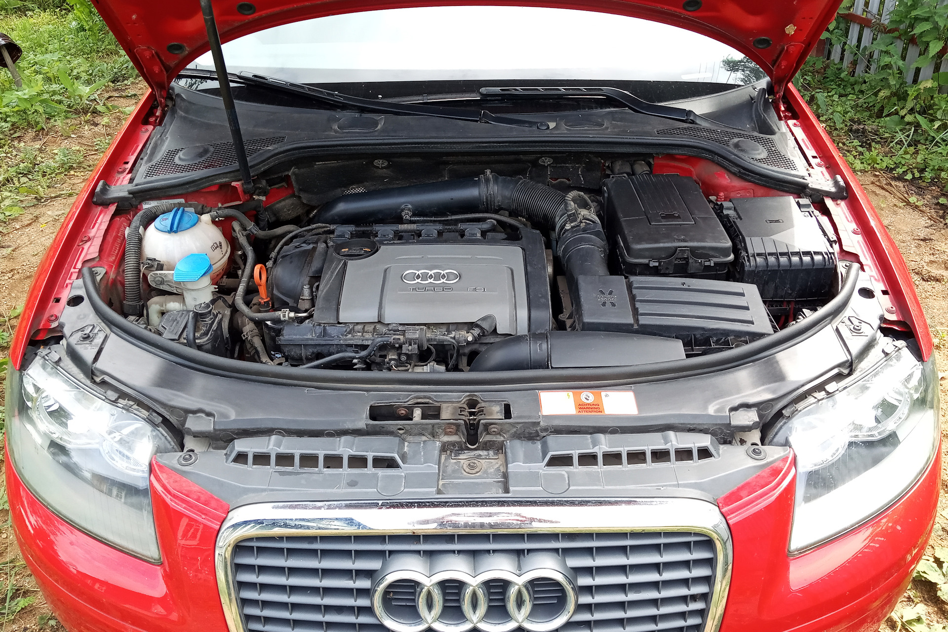 Послепокупочный осмотр в дружественном сервисе. — Audi A3 (8P), 1,8 л., 2007 года | визит на ...