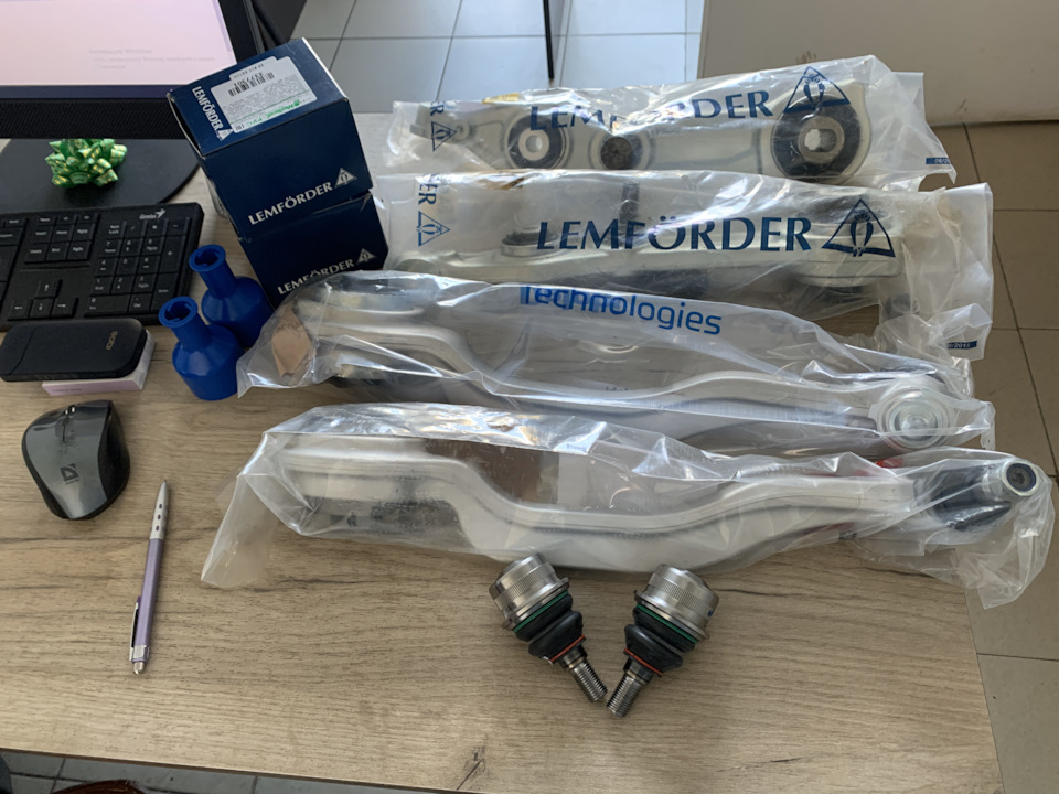 Замена передней подвески 🔩 — Mercedes-Benz E-Class (W211), 2,6 л, 2003 ...