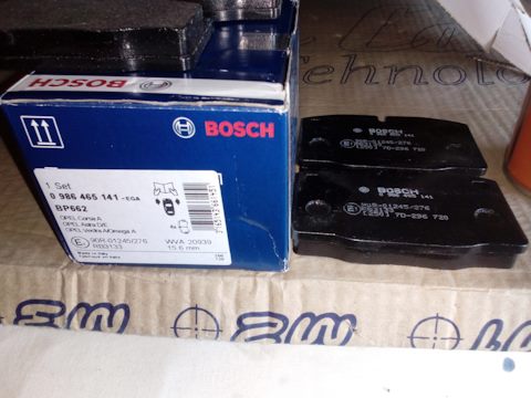 0986465141 Тормозные колодки дисковые (перед.) BOSCH | Запчасти на DRIVE2