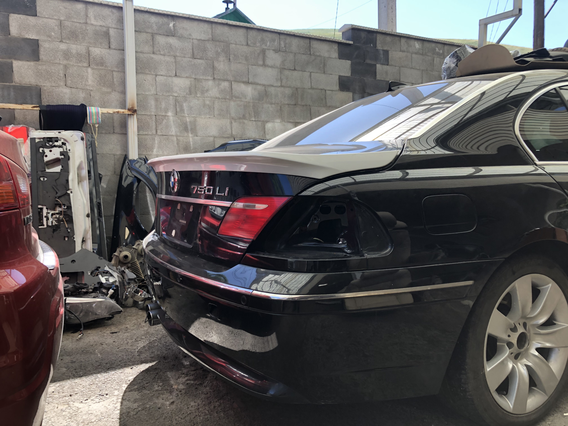 Оригинальный спойлер “ALPINA” — BMW 7 series (E65/E66), 4,4 л, 2004 ...