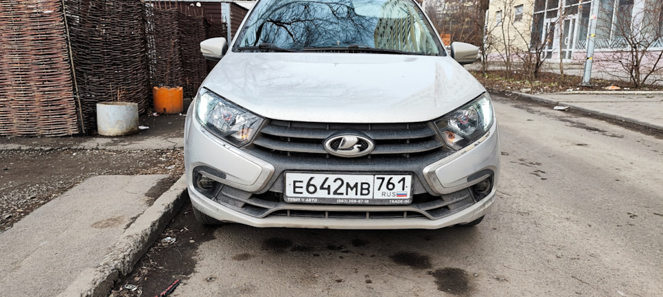 Перенос дхо led в ближний дальний — Lada Гранта (2G) FL, 1,5 л, 2020 ...