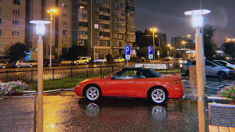 Mitsubishi Eclipse (2G) 2.0 бензиновый 1996 | Spyder Red Shitbox на DRIVE2