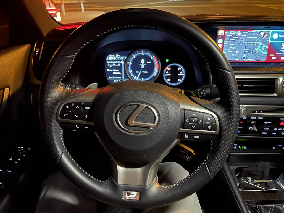 Руль F-Sport рестайлинг. Lexus GS 350 самоделка. — Lexus GS (L10), 3,5 ...