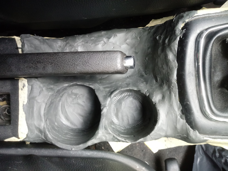 Подстаканник в Skoda Octavia Tour своими руками — Skoda Octavia A4 Mk1 ...