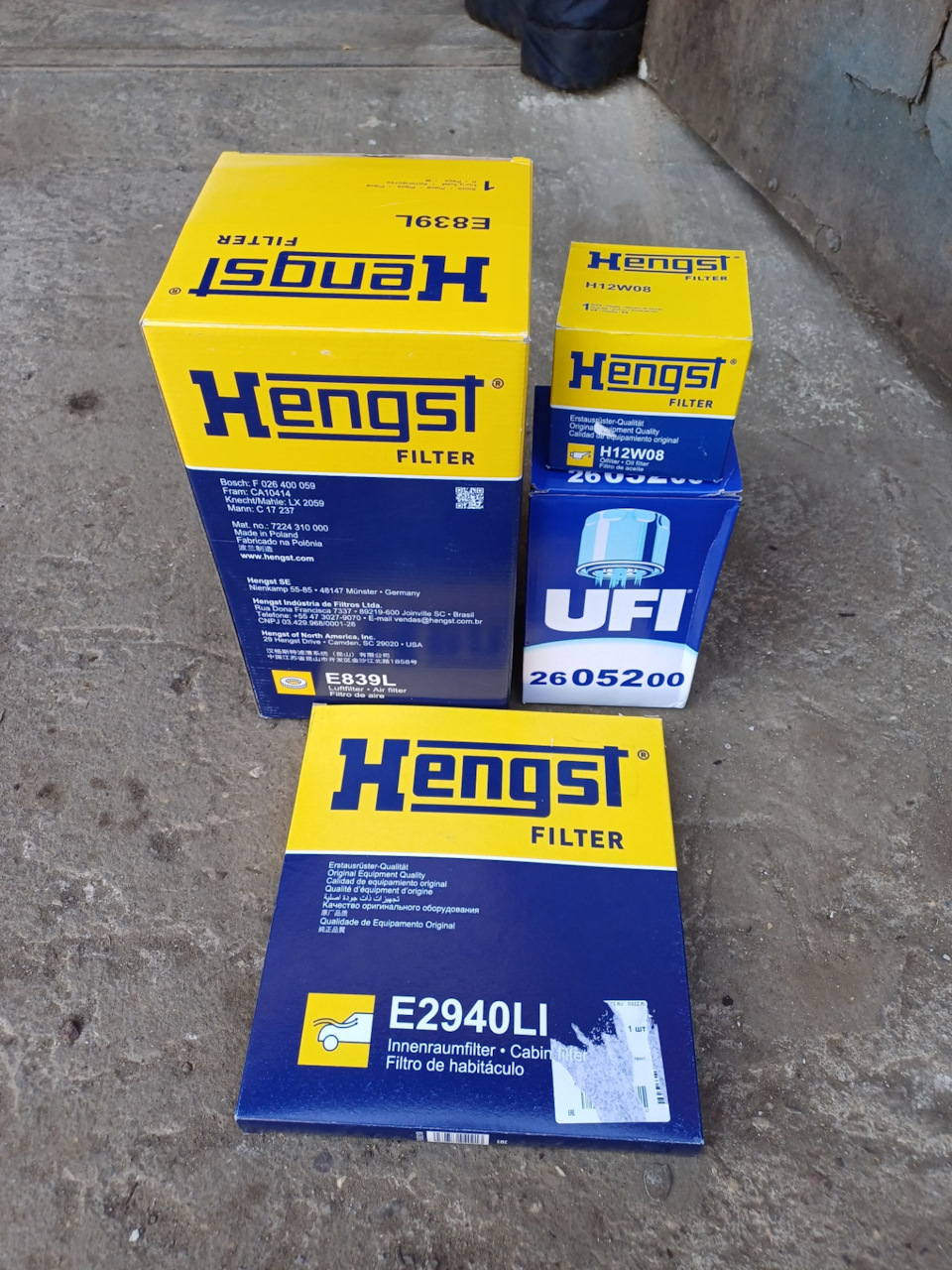 2605200 Топливный фильтроэлемент без металлических частей UFI ...