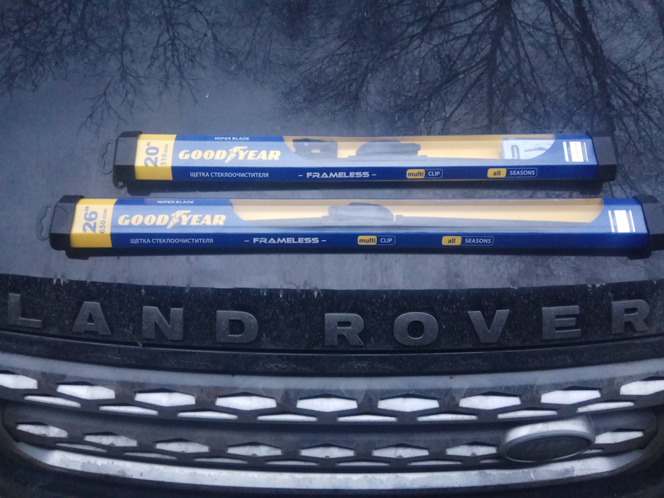 Goodyear — щётки стеклоочистителя или Bosch уже не тот. — Land Rover ...
