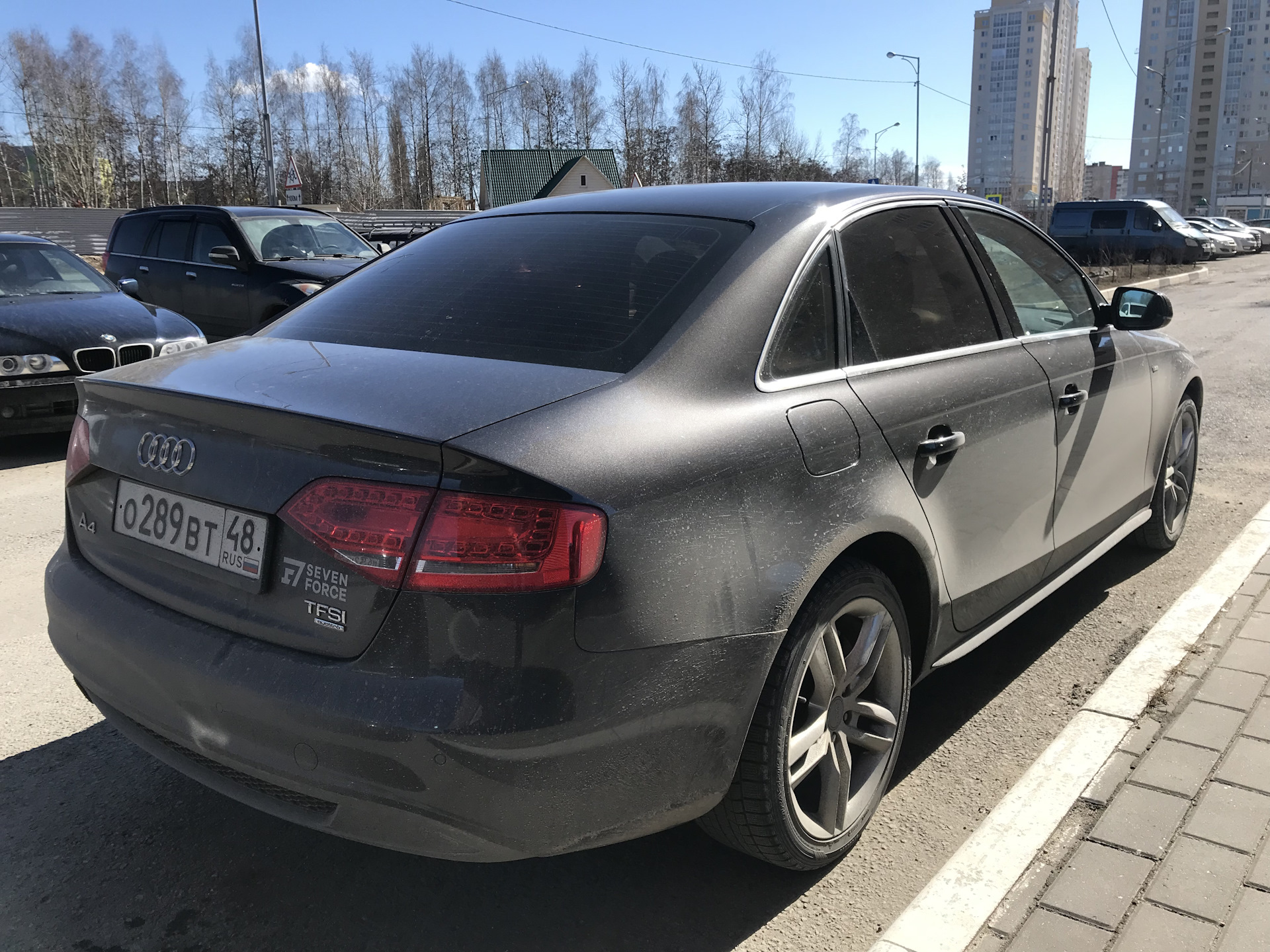 Audi A4 B8 7Force Stage1 100-200 km/h — Audi A4 (B8), 2 л, 2011 года | видео | DRIVE2