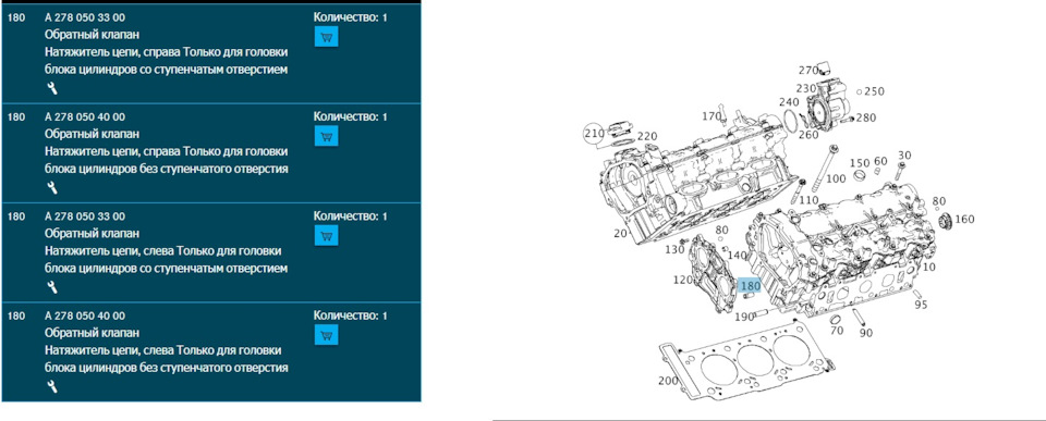 A2780503300 Клапан обратный Mercedes | Запчасти на DRIVE2
