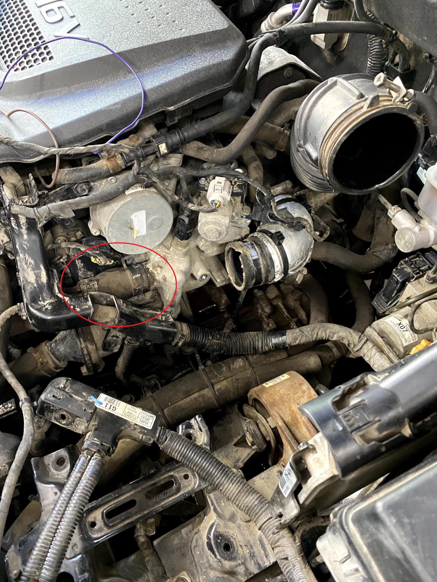 продолжение истории с системой охлаждения — KIA Sorento (2G), 2,2 л ...