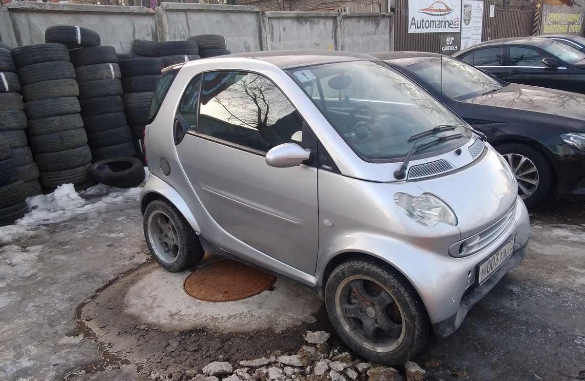 Привет из прошлого к двадцатилетию — Smart fortwo (2G), 0,8 л, 2012 ...