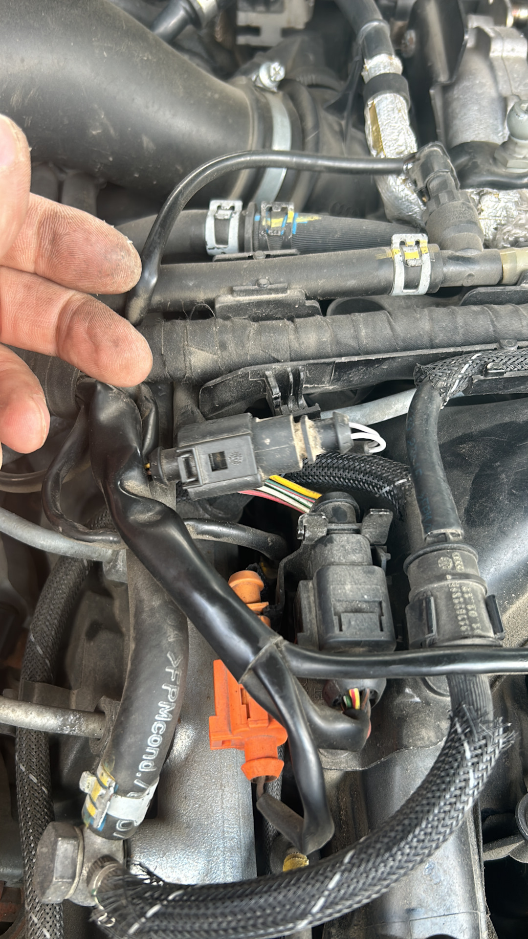 Датчик температуры ОГ 1-G235 — Audi Q7 (1G), 3 л, 2012 года | поломка ...