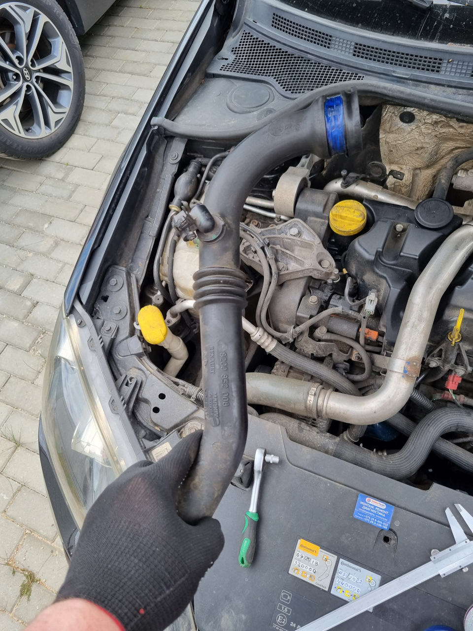 8200852008 Патрубок интеркулера RENAULT | Запчасти на DRIVE2