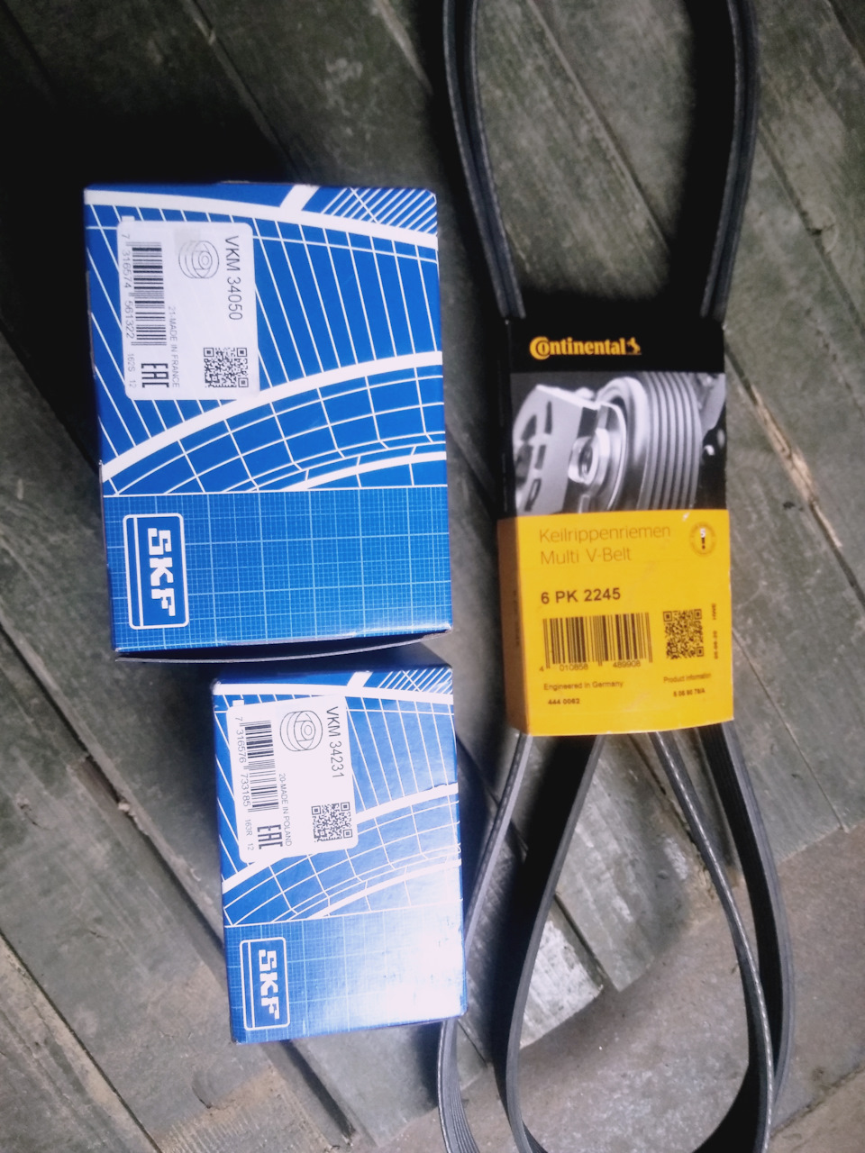 VKM34231 Паразитный / ведущий ролик, поликлиновой ремень SKF | Запчасти ...