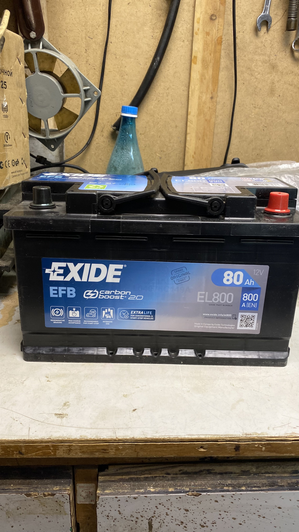 Новая батарейка. Пробуем EFB — Volvo XC70 III, 2,4 л, 2012 года | запчасти | DRIVE2