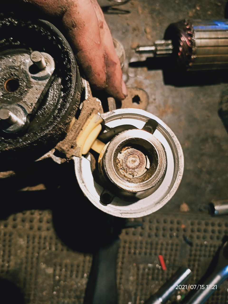 Ревизия стартера Valeo TS12E9, пробег 347 тыс.км — Renault Megane III, 1,5 л, 2010 года | своими ...