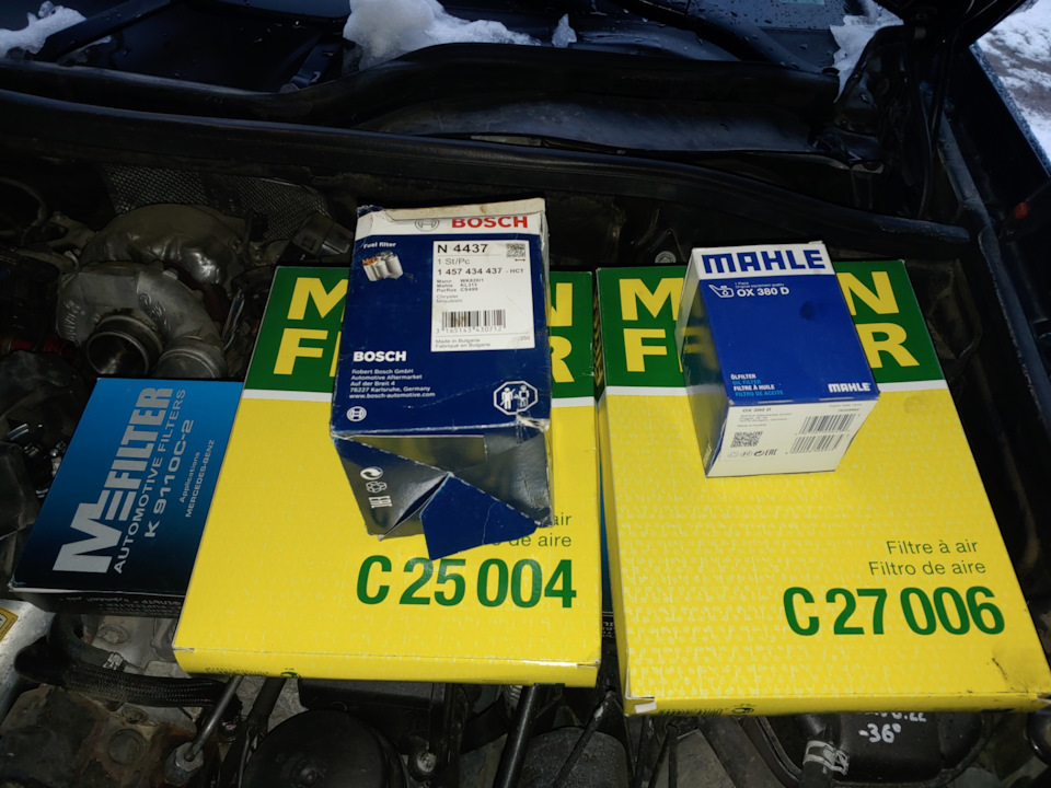 ТО, замена масла и фильтров. — Mercedes-Benz GL-Class (X164), 3 л, 2011 ...