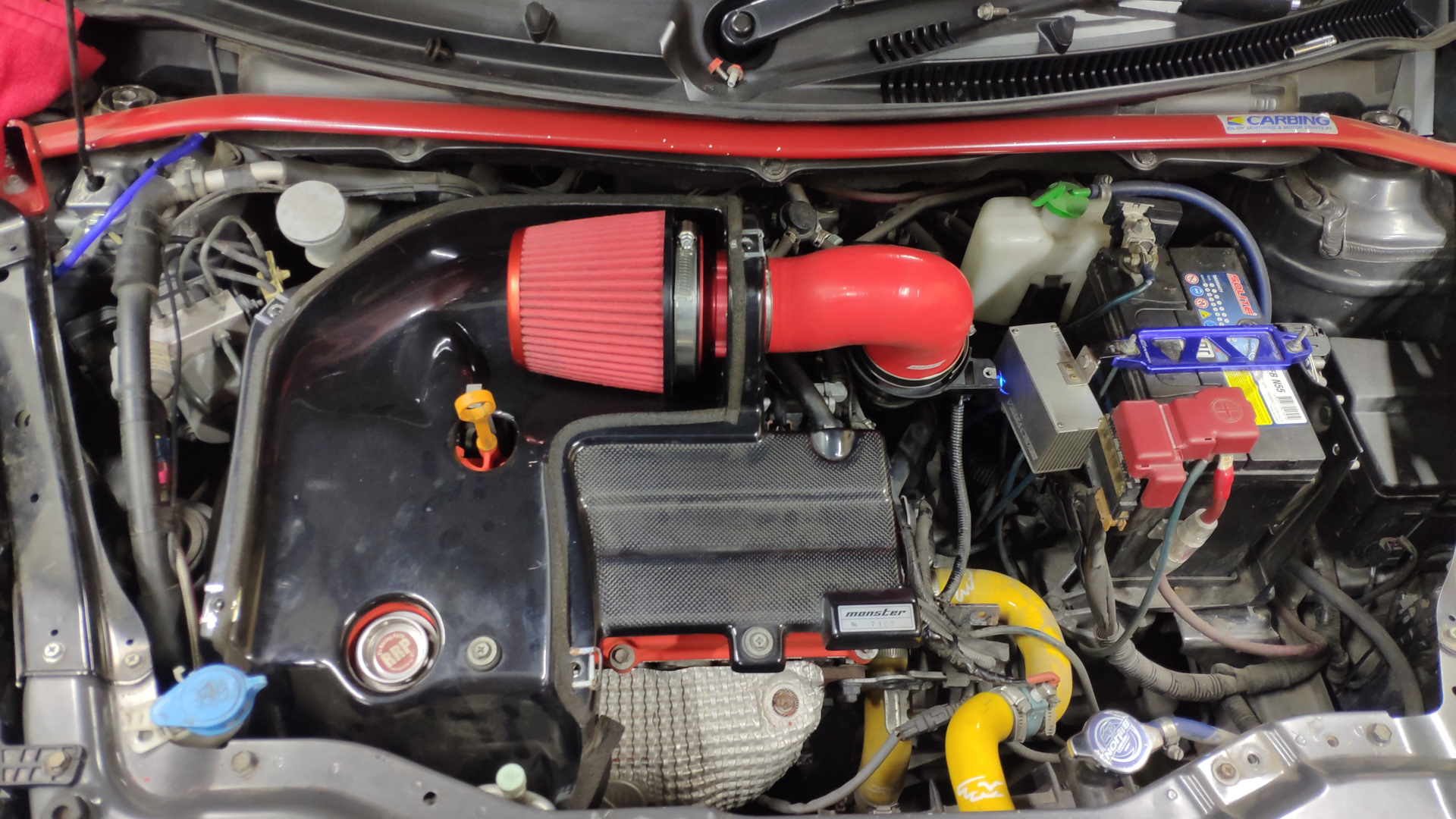 Карбоновый впуск MSE from Japan 🇯🇵 — Suzuki Swift (3G), 1,6 л, 2014 ...