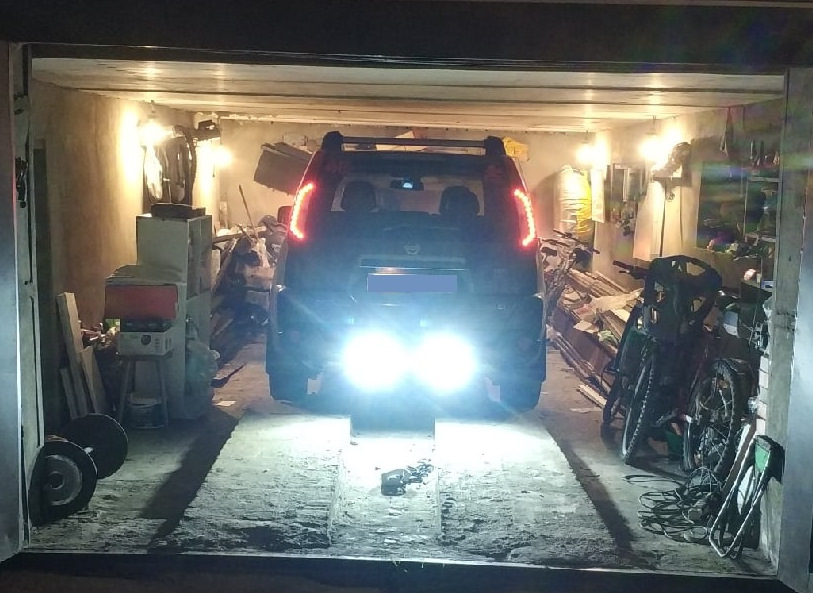 Второй фонарь ЗХ + ЗПТФ на X-Trail T31 — Nissan X-Trail II (t31), 2 л ...