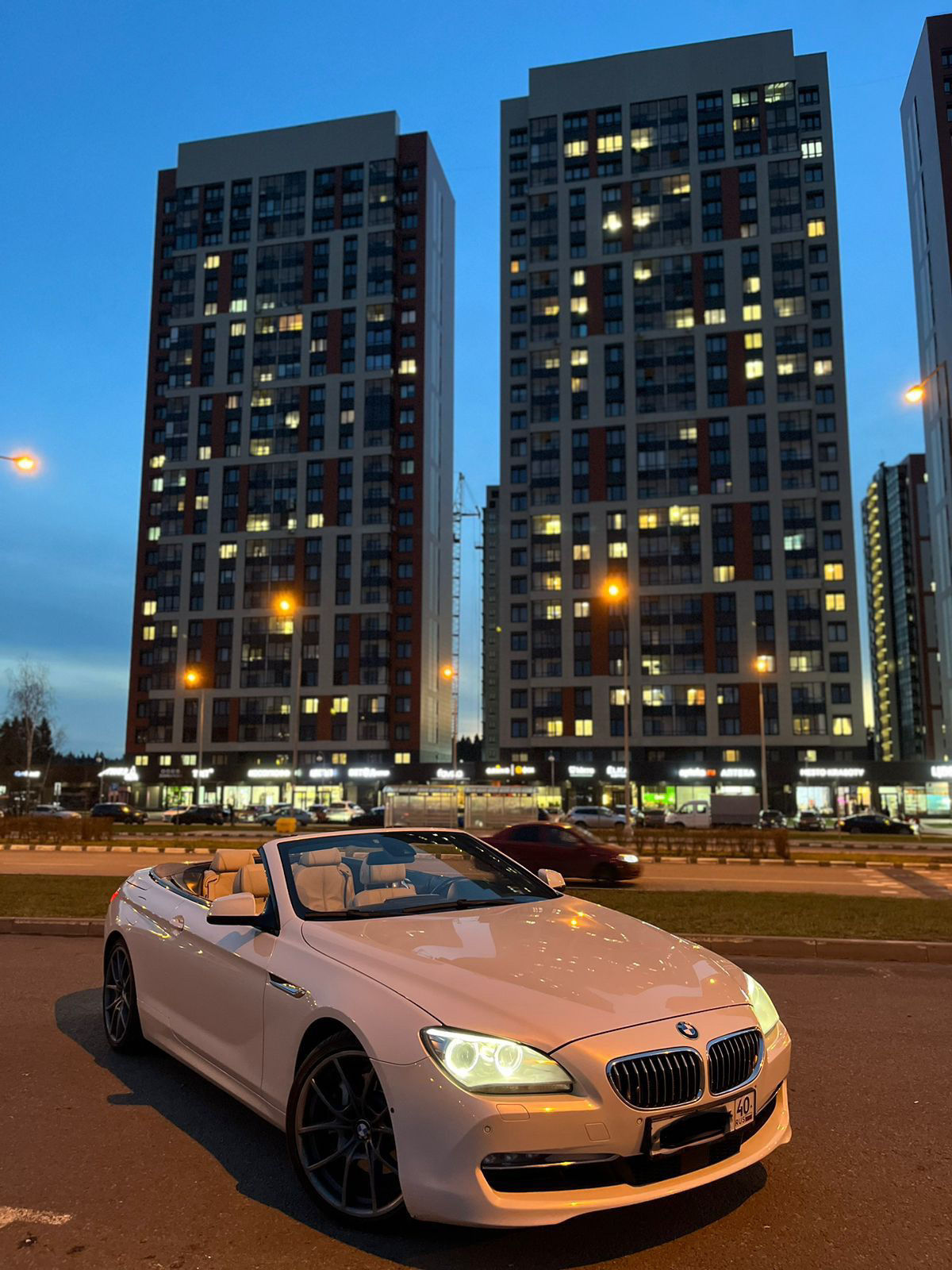 Последние осенние огни ночного города — BMW 6 series Convertible (F12 ...