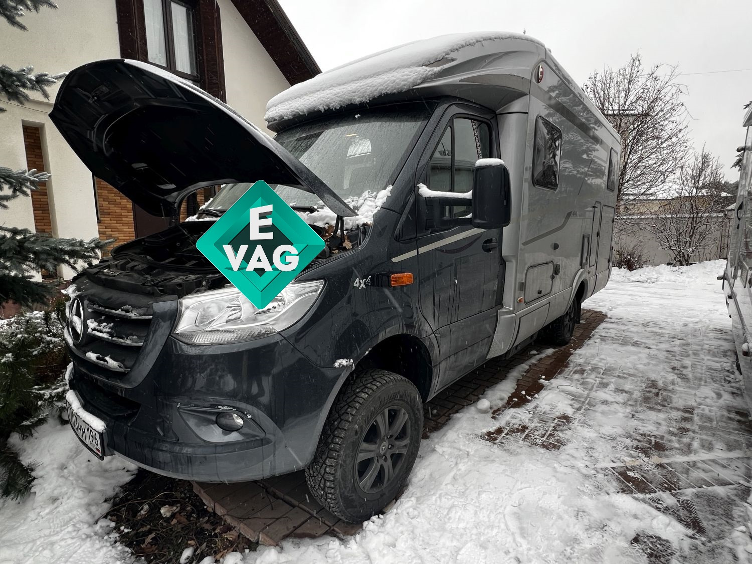 🚀 Чиптюнинг автодома Hymer MLT 580 4X4 (он же Mercedes Sprinter 3G W907 ...