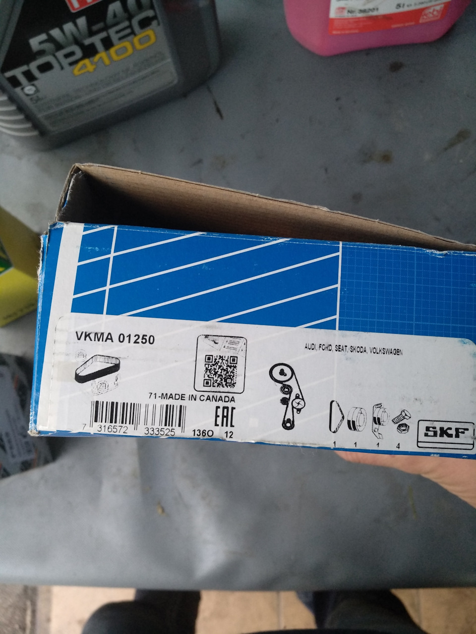 VKMA01250 Комплект ремня ГРМ SKF | Запчасти на DRIVE2