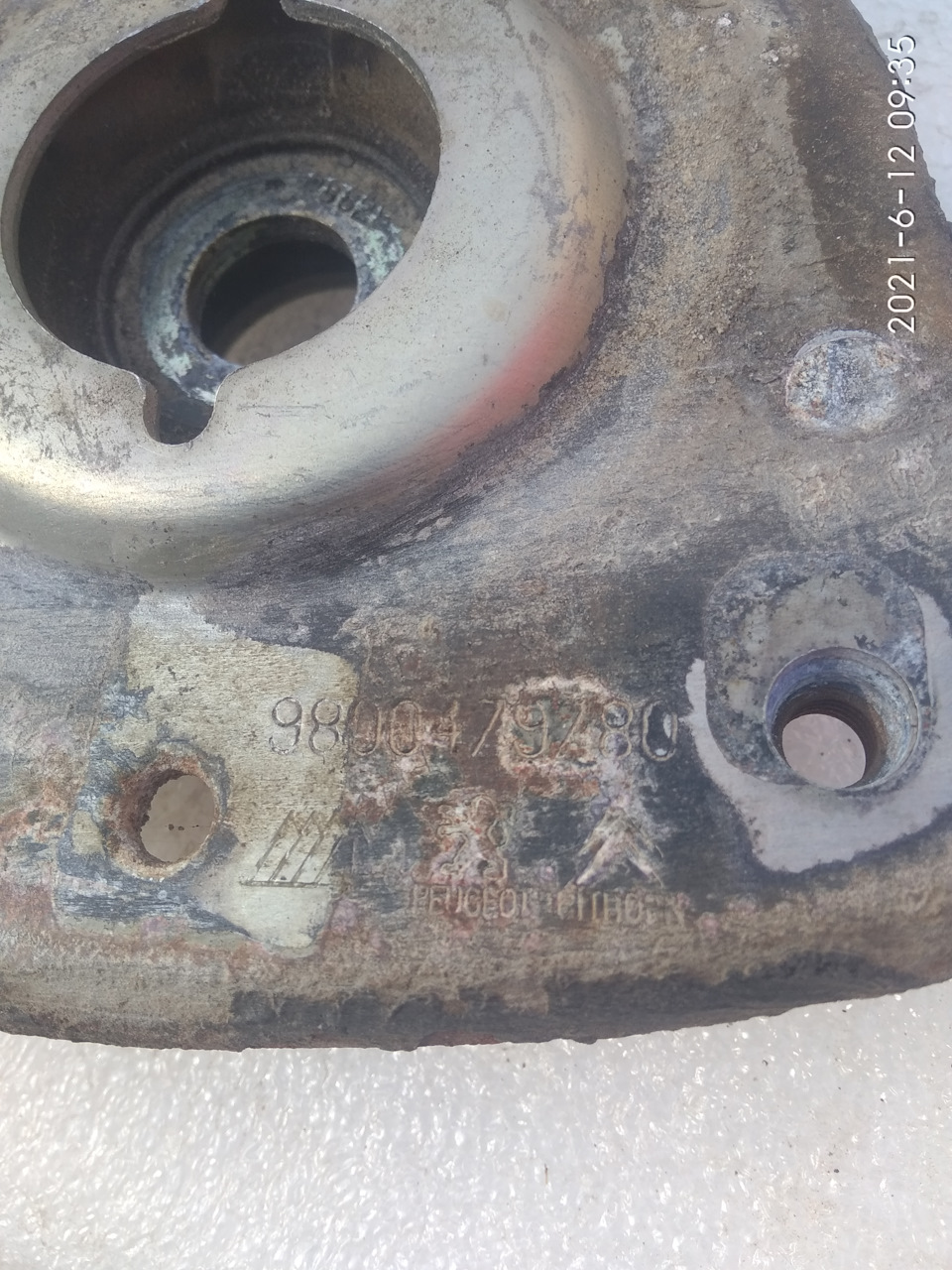 9800479780 Комплект опоры амортизатора Peugeot Citroen | Запчасти на DRIVE2