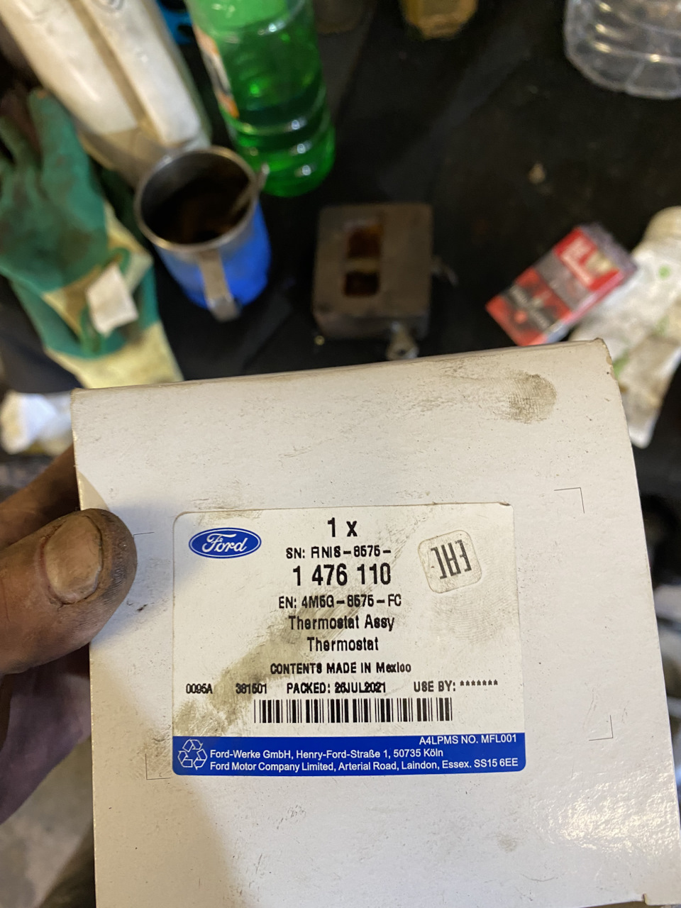 1476110 Термостат / 1,8/2,0 Duratec HE 03~ Ford | Запчасти на DRIVE2