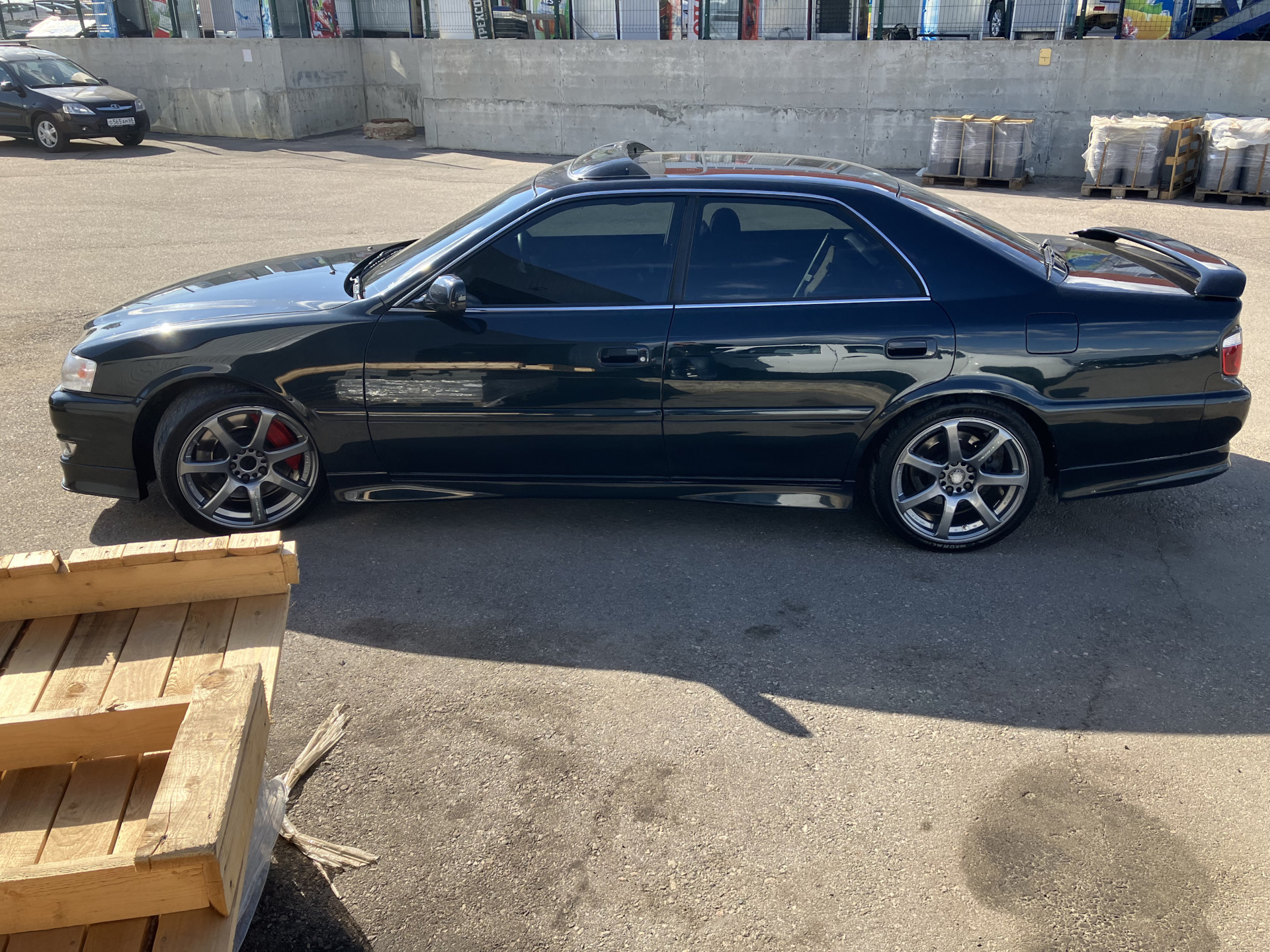 Тонировка 35% в круг + полировка стекол — Toyota Chaser (100), 2,5 л ...