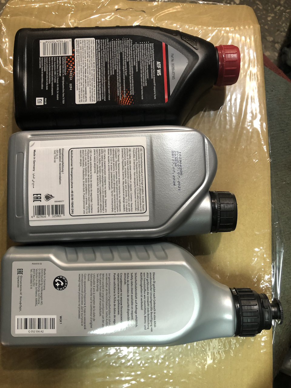 00289ATFWS Масло трансмиссионное синтетическое ATF WS, 1л TOYOTA LEXUS ...