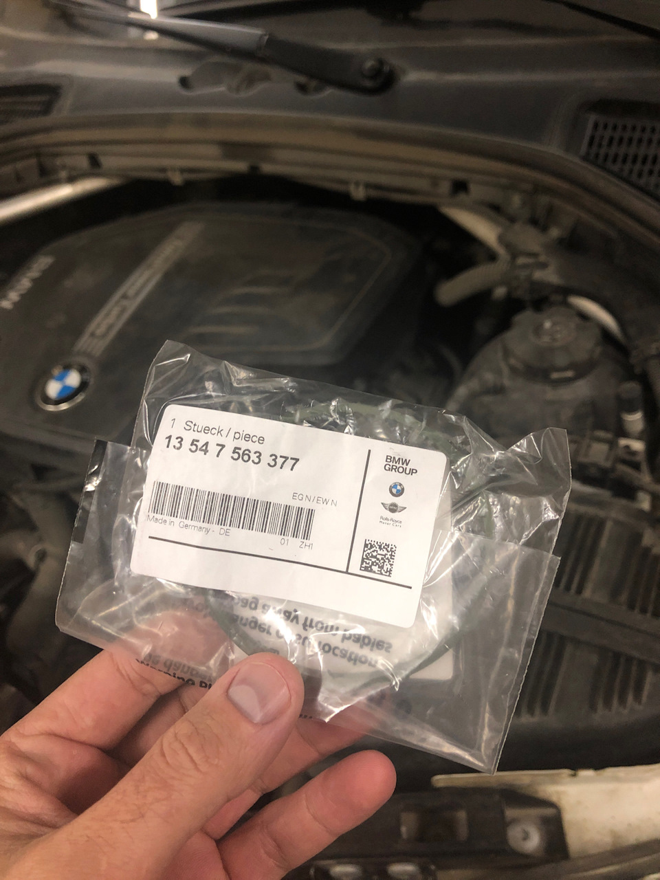 Чистка дроссельной заслонки bmw n20b20 — BMW X3 (F25), 2 л, 2014 года ...