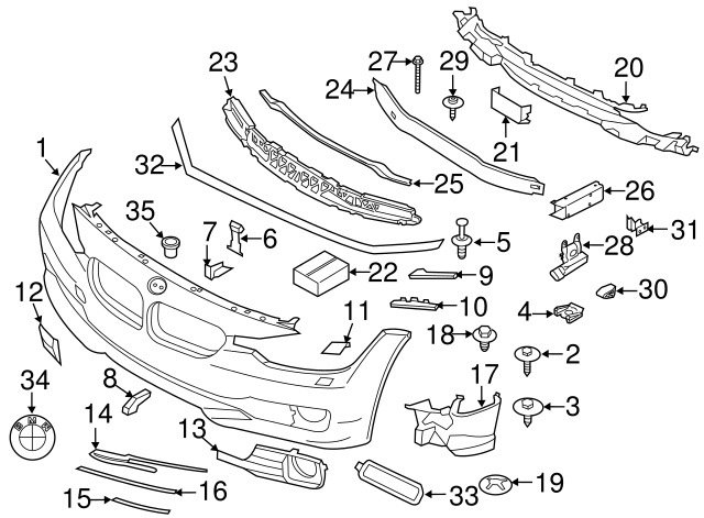 51117296374 Накладной стержень П Ср SPORT / ACC BMW | Запчасти на DRIVE2