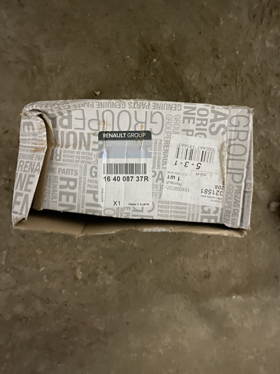 164008737R Фильтр топл RENAULT | Запчасти на DRIVE2