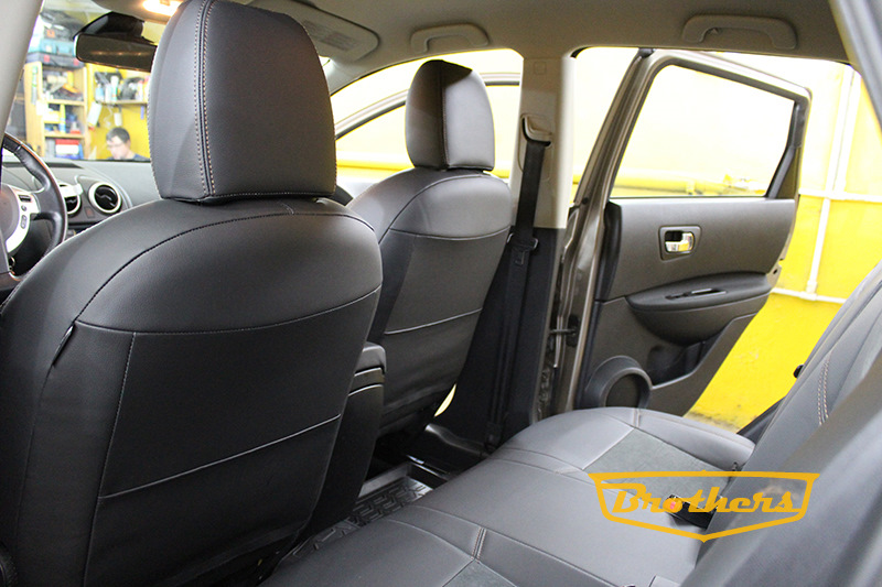 Чехлы на Nissan Qashqai J10, 2007 — 2013 серии "Alcantara" — Brothers ...