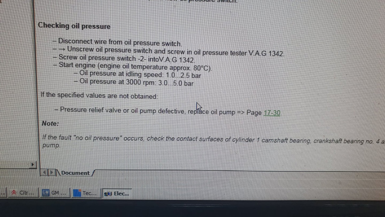 Замер давления масла мех манометром — Audi 100 (C4), 2,8 л, 1991 года ...