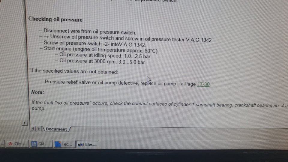 Замер давления масла мех манометром — Audi 100 (C4), 2,8 л, 1991 года ...