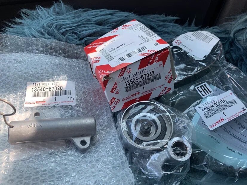 Ошибка T-BELT, 166 т.км., замена ГРМ — Toyota Land Cruiser Prado 150 ...