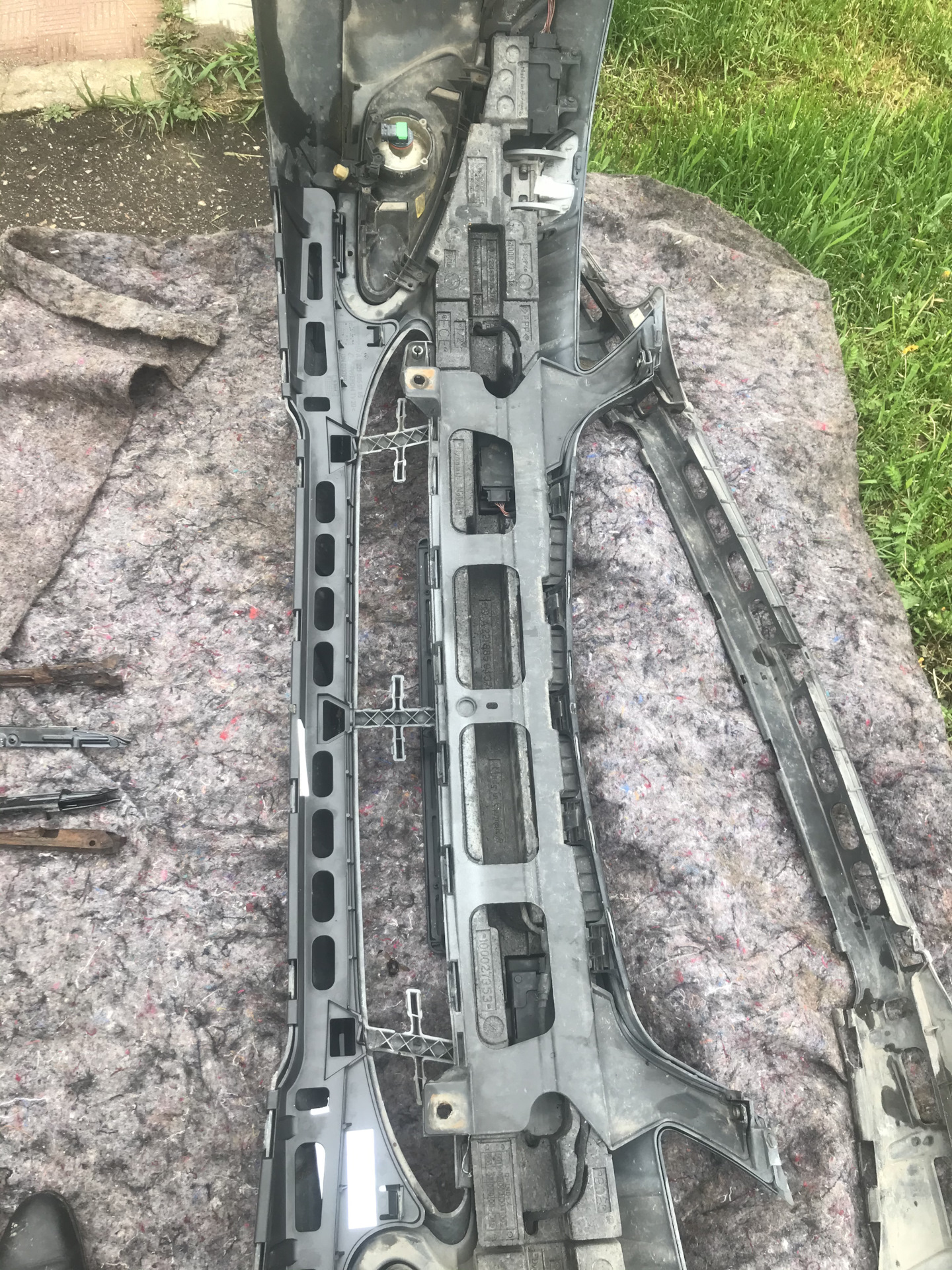 Передний бампер — Mercedes-Benz S-Class (W221), 3 л, 2007 года | своими ...