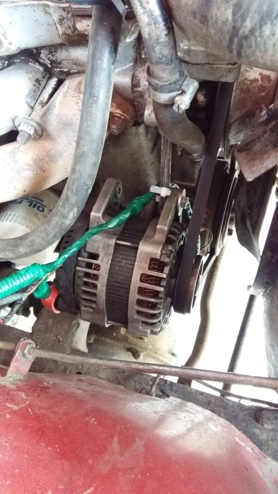 Генератор от Nissan на 140 Ам/ч — УАЗ 31512, 2,9 л, 1994 года ...