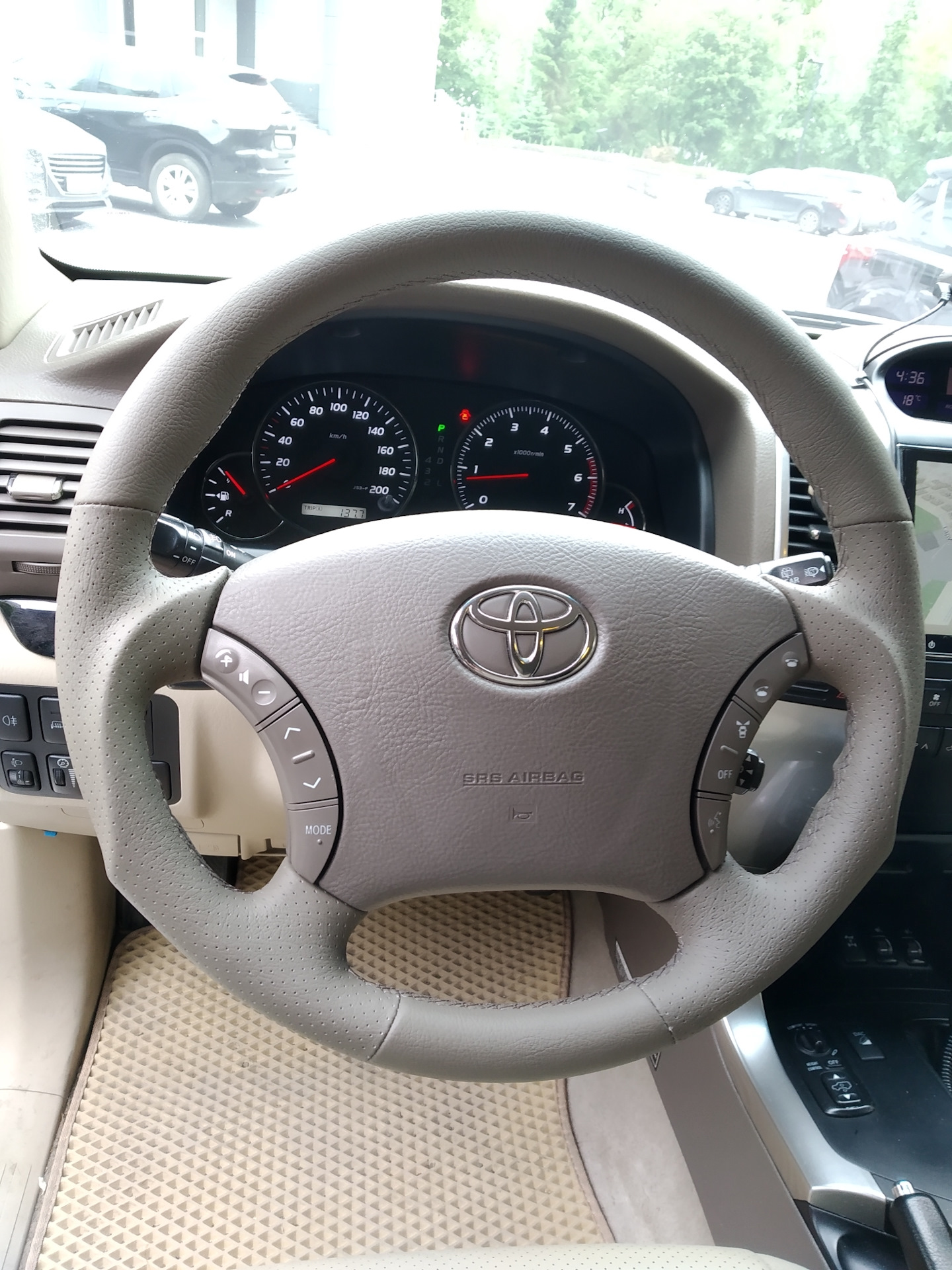 Руль 3.0. — Toyota Land Cruiser Prado 120-series, 4 л, 2007 года ...