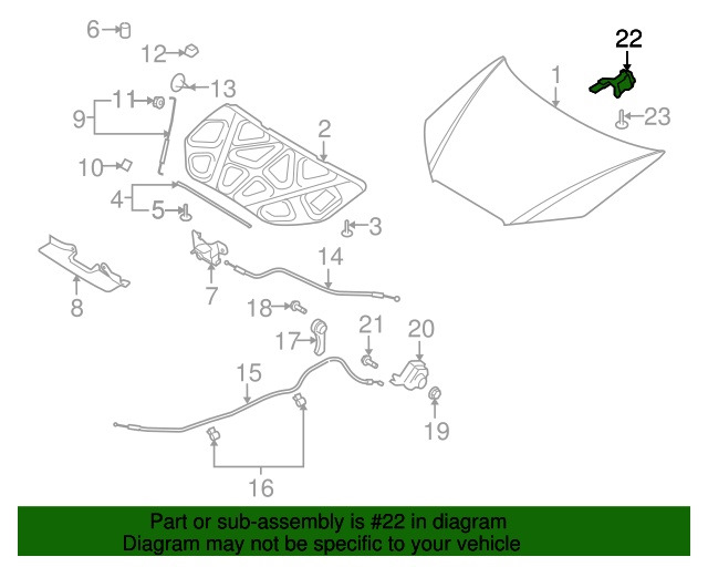 791102H000 Петля капота KIA HYUNDAI | Запчасти на DRIVE2