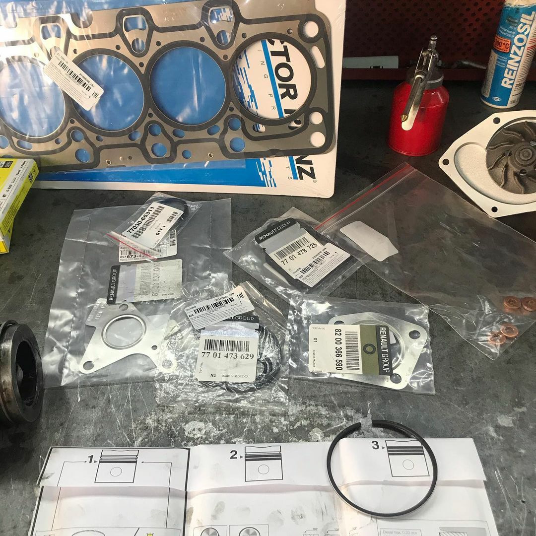 Вот и капиталка K9K 732 — Renault Megane CC II, 1,5 л, 2008 года ...