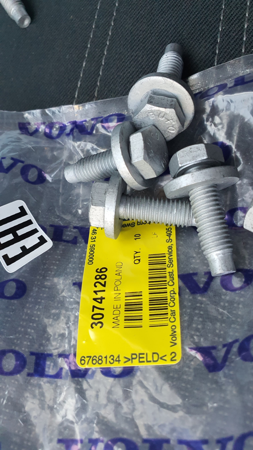 30741286 болт Volvo | Запчасти на DRIVE2