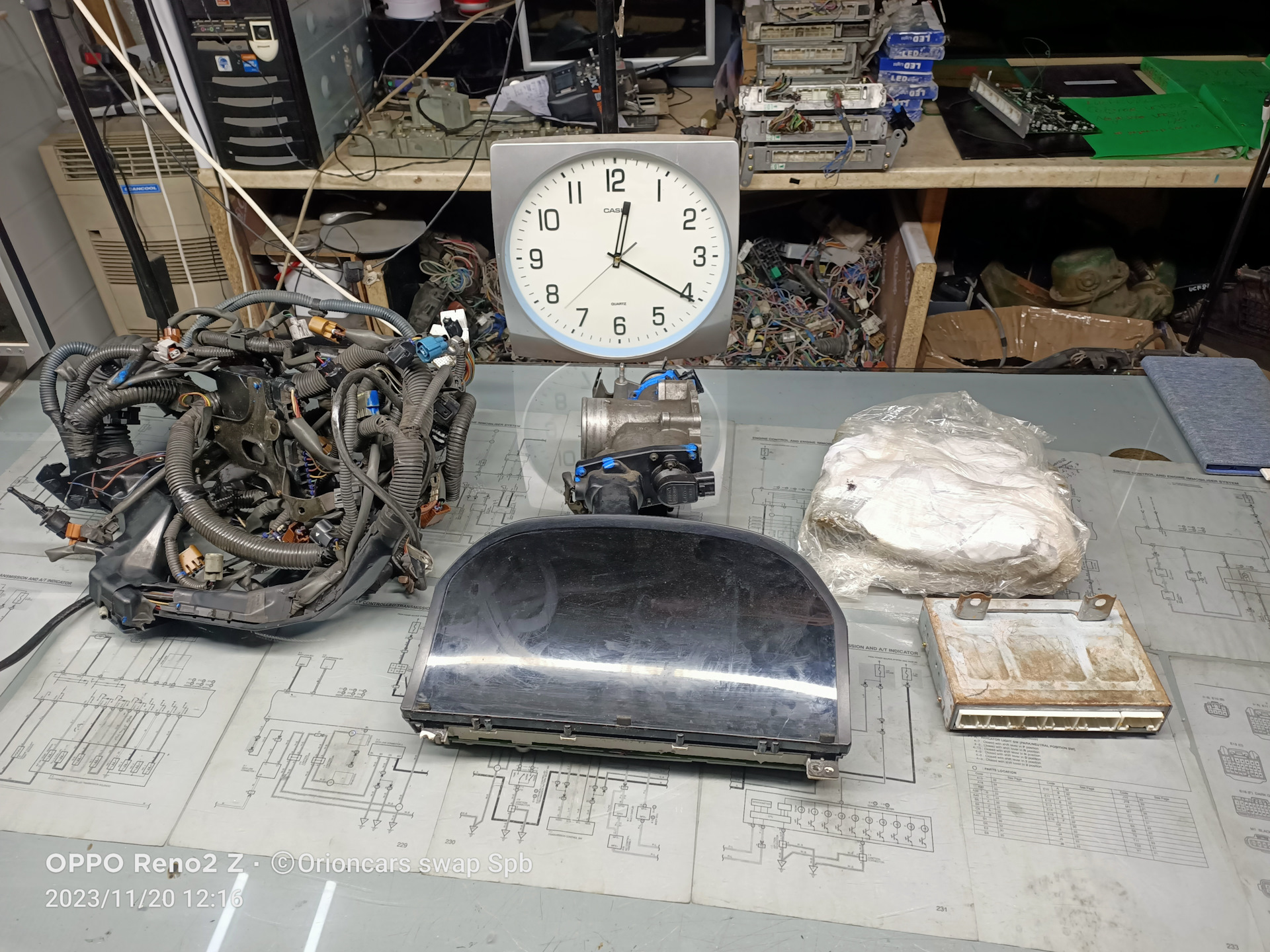 Время сборки электрики. На примере 2jz fse vvti Jzs 175. Поставил и ...