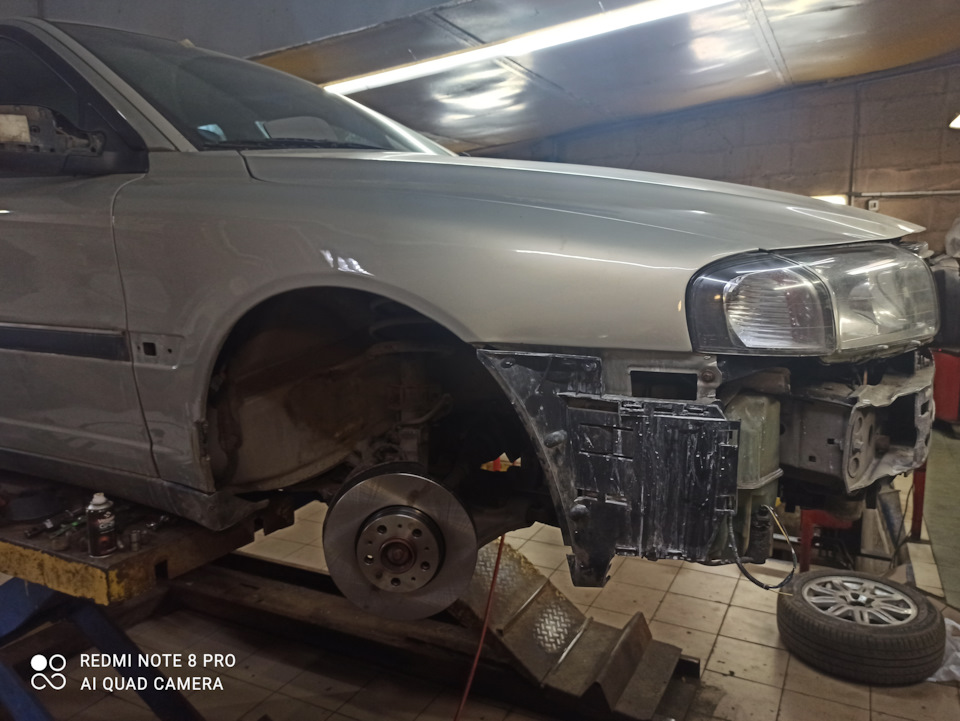 Еще немного кузовных работ — Volvo S80 (1G), 2,4 л, 1999 года ...