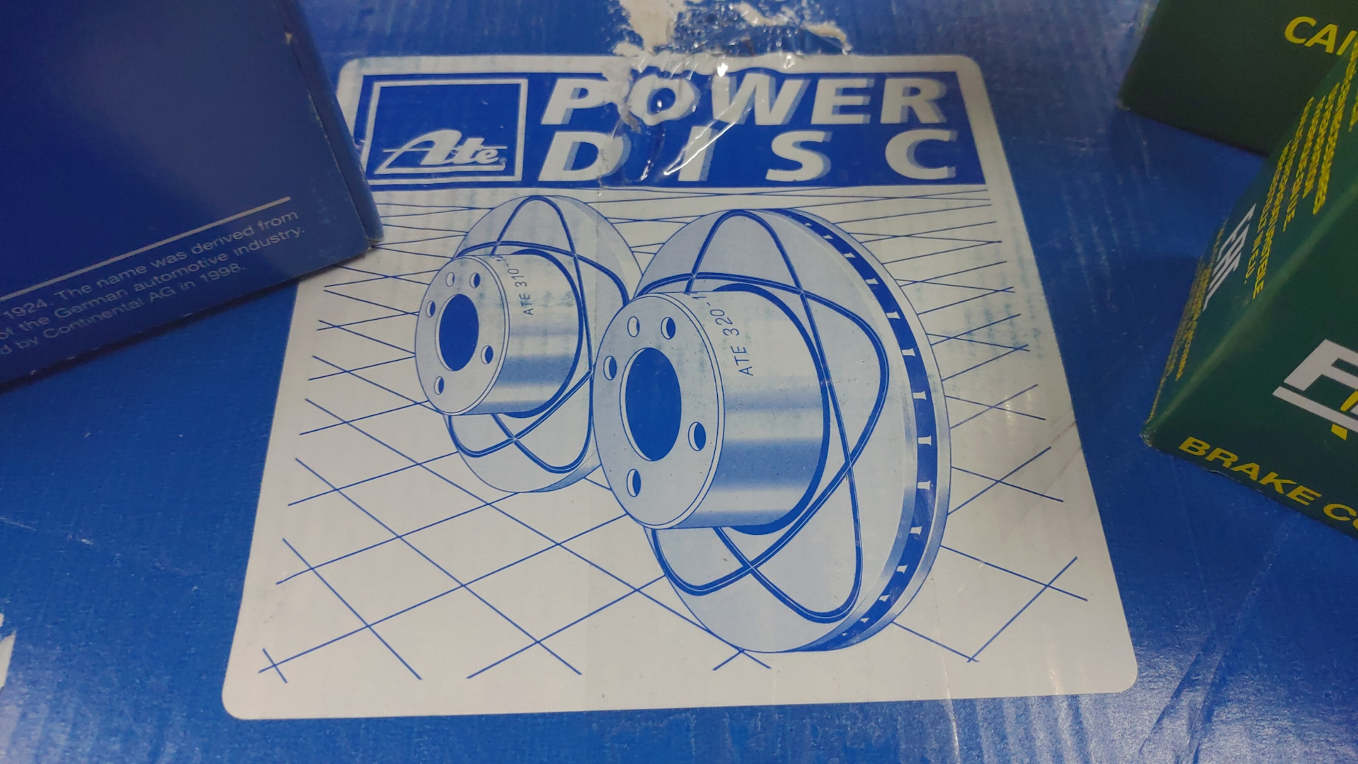 ATE Power Disc — BMW 5 series Touring (E39), 3 л, 2003 года | плановое ...