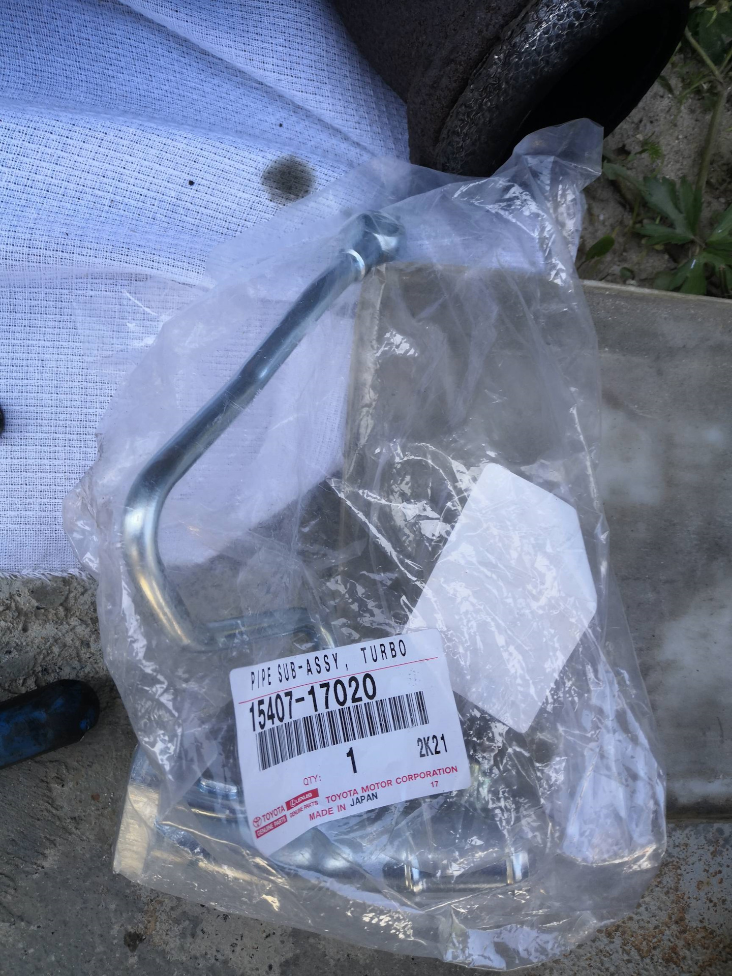 Замена трубки турбины часть 2. — Toyota Land Cruiser 100, 4,2 л, 1999 ...