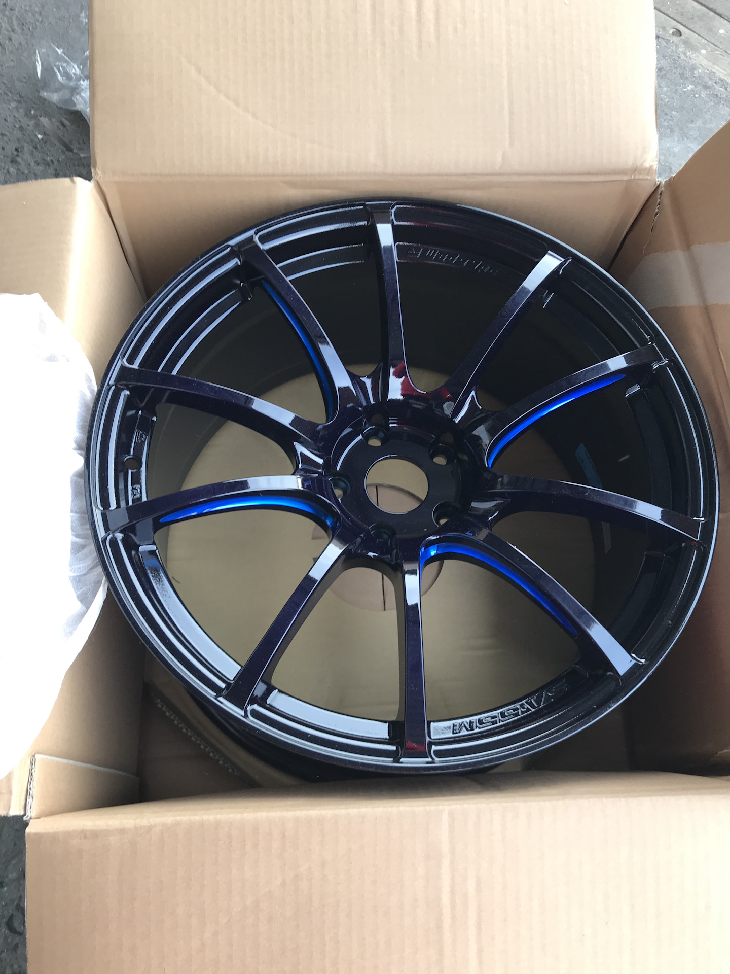 Weds Sport SA55M 19x9.5+15 — Toyota Mark II (90), 3 л., 1993 года ...