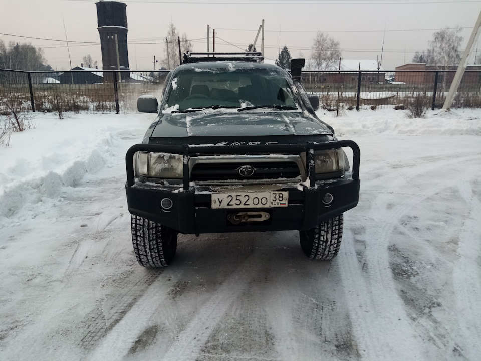 Ребилдинг силового бампера Поверфул — Toyota Hilux Surf (3G), 3 л, 1996 ...